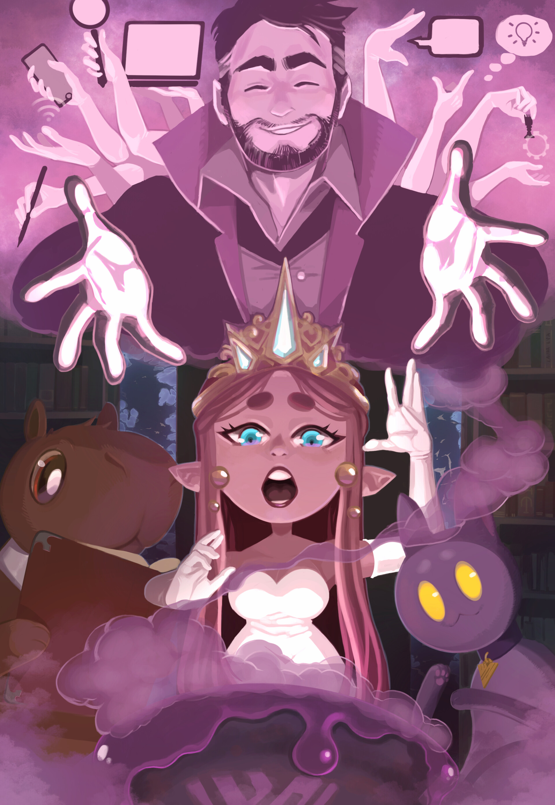 ArtStation - Wizards Anniversary Poster