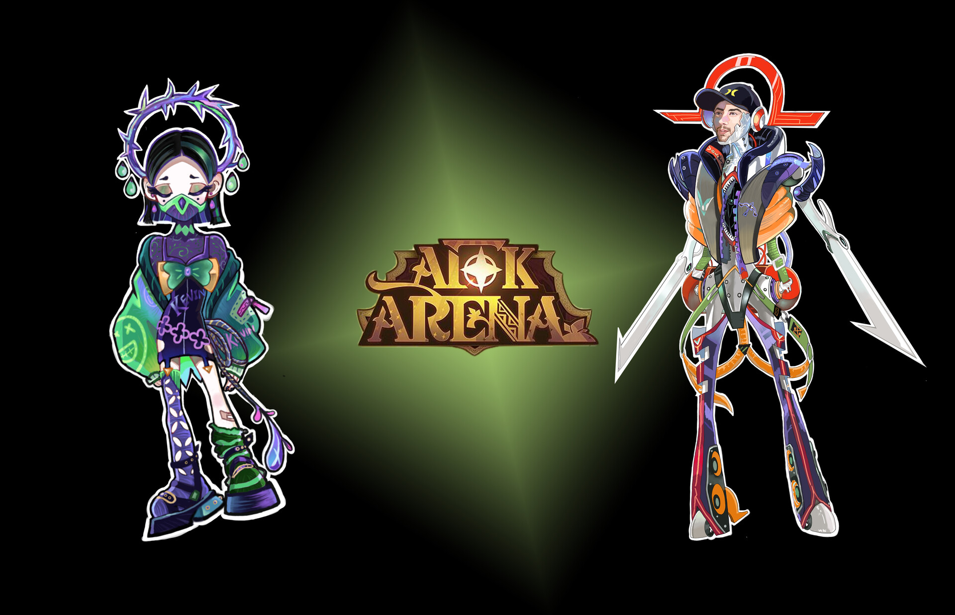 ArtStation - I made an artwork inspired by Afk Arena Game