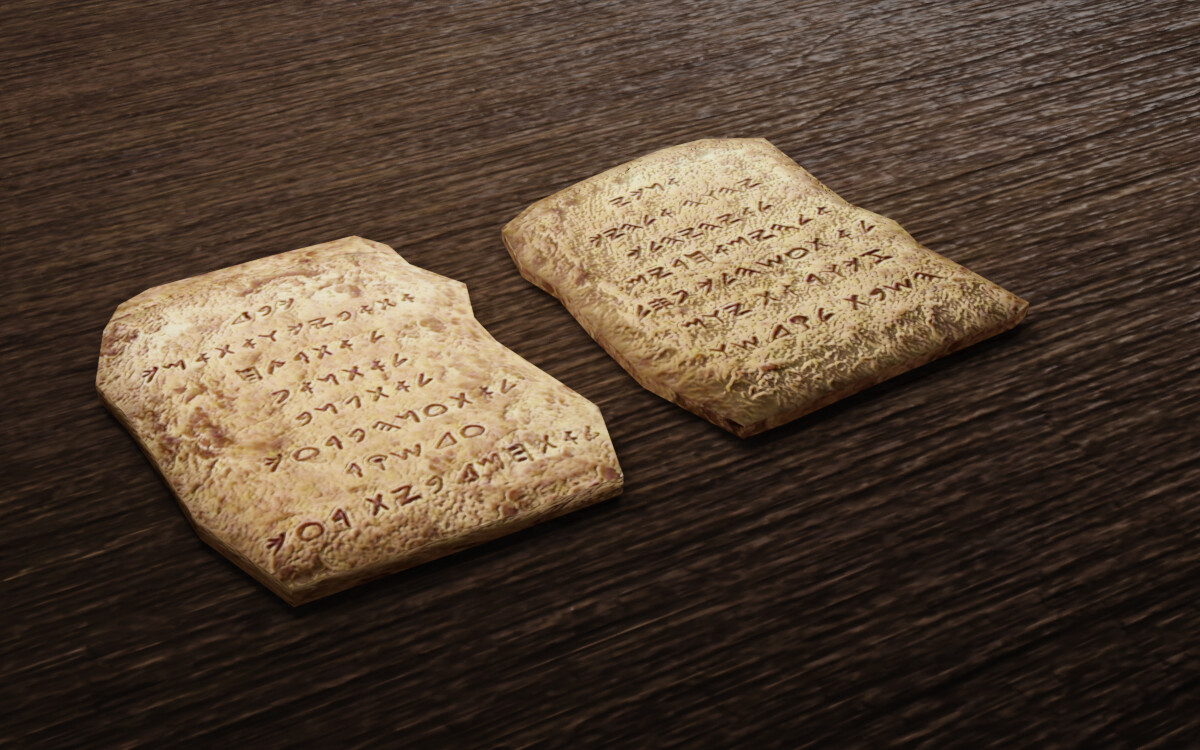 ArtStation - Ancient Stone Tablets