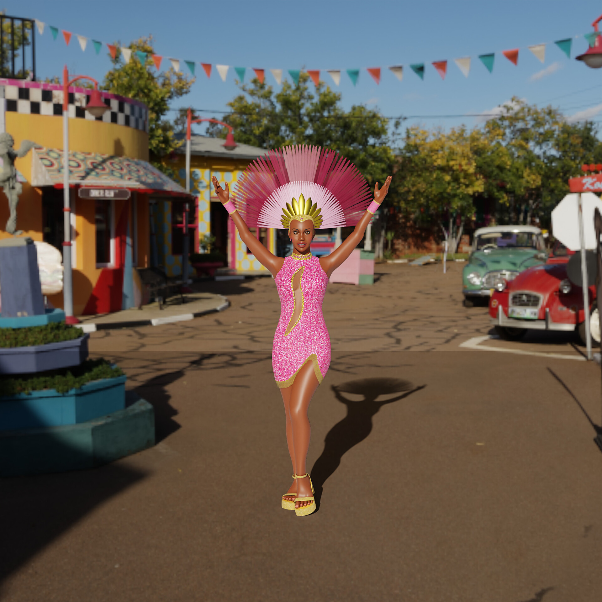 ArtStation - Carnival dancer woman