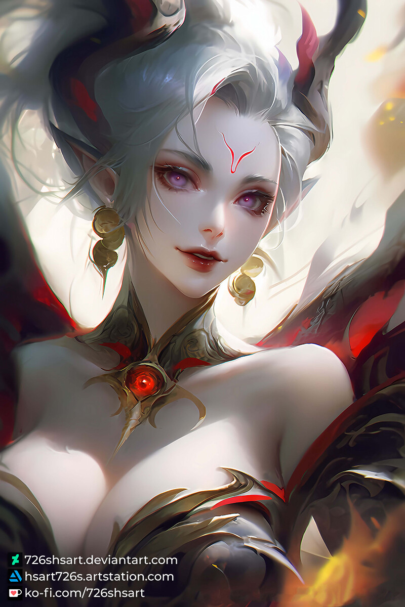 ArtStation - (27) Aisha - The Messenger of Chaos