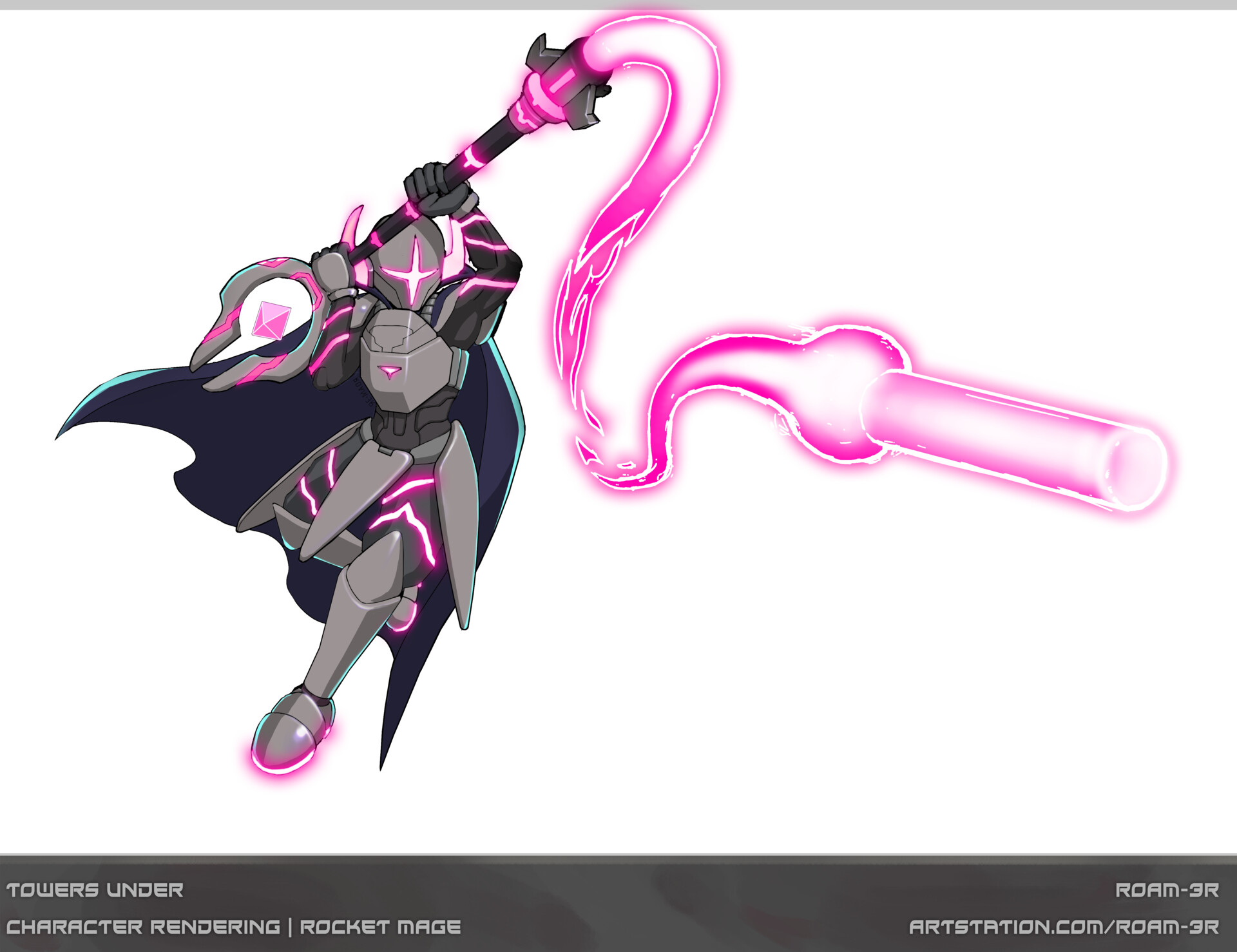 ArtStation - TOWERS UNDER | Rocket Mage