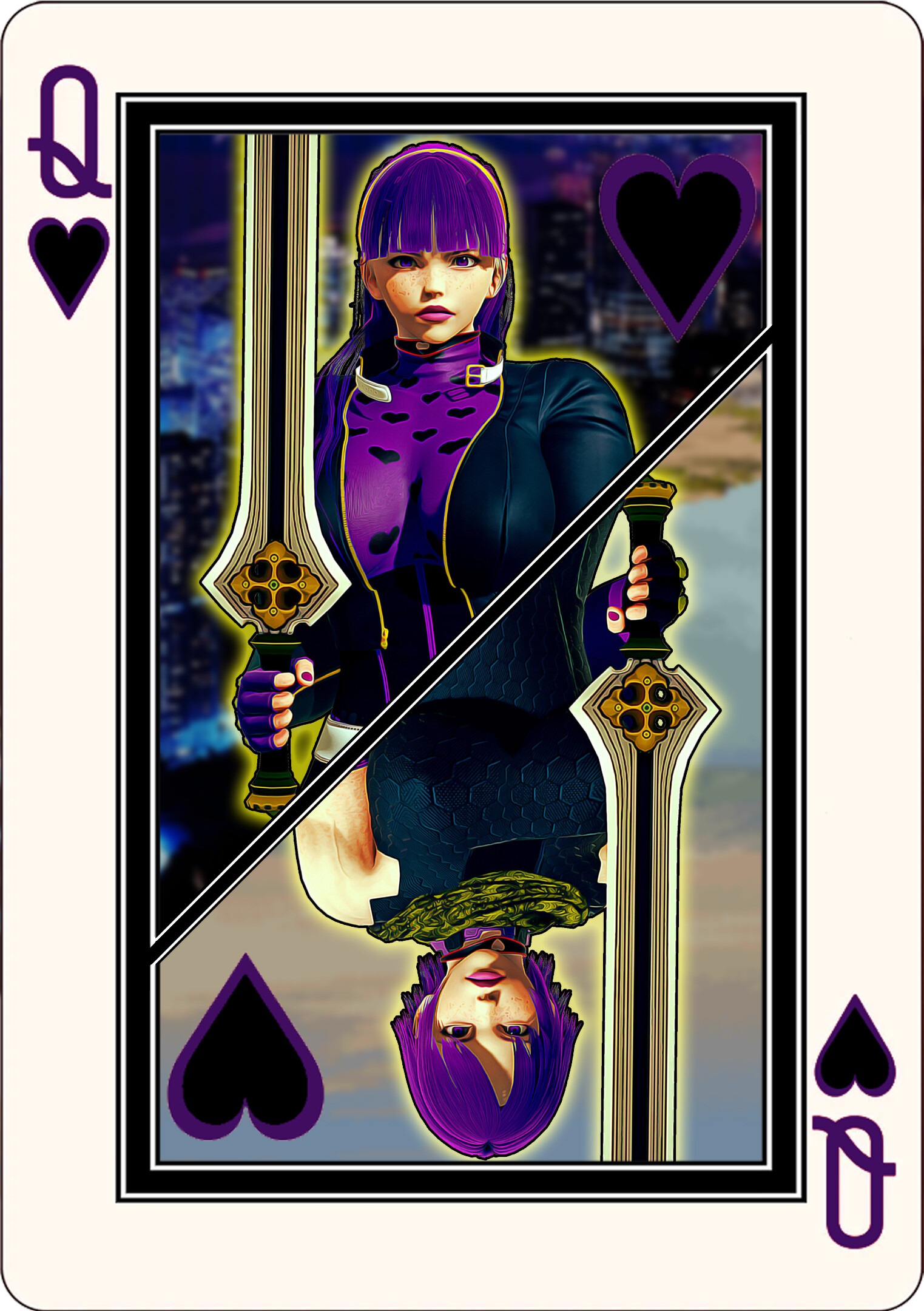 Vermilion Royale - VR - Commission by @SaotomeNanda - JoJo & Night #001