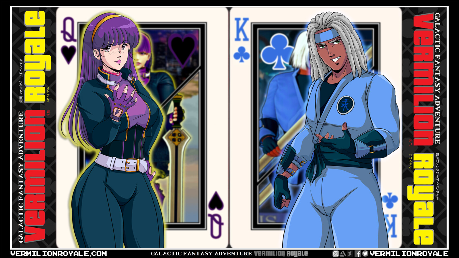 Vermilion Royale - VR - Commission by @SaotomeNanda - JoJo & Night #001