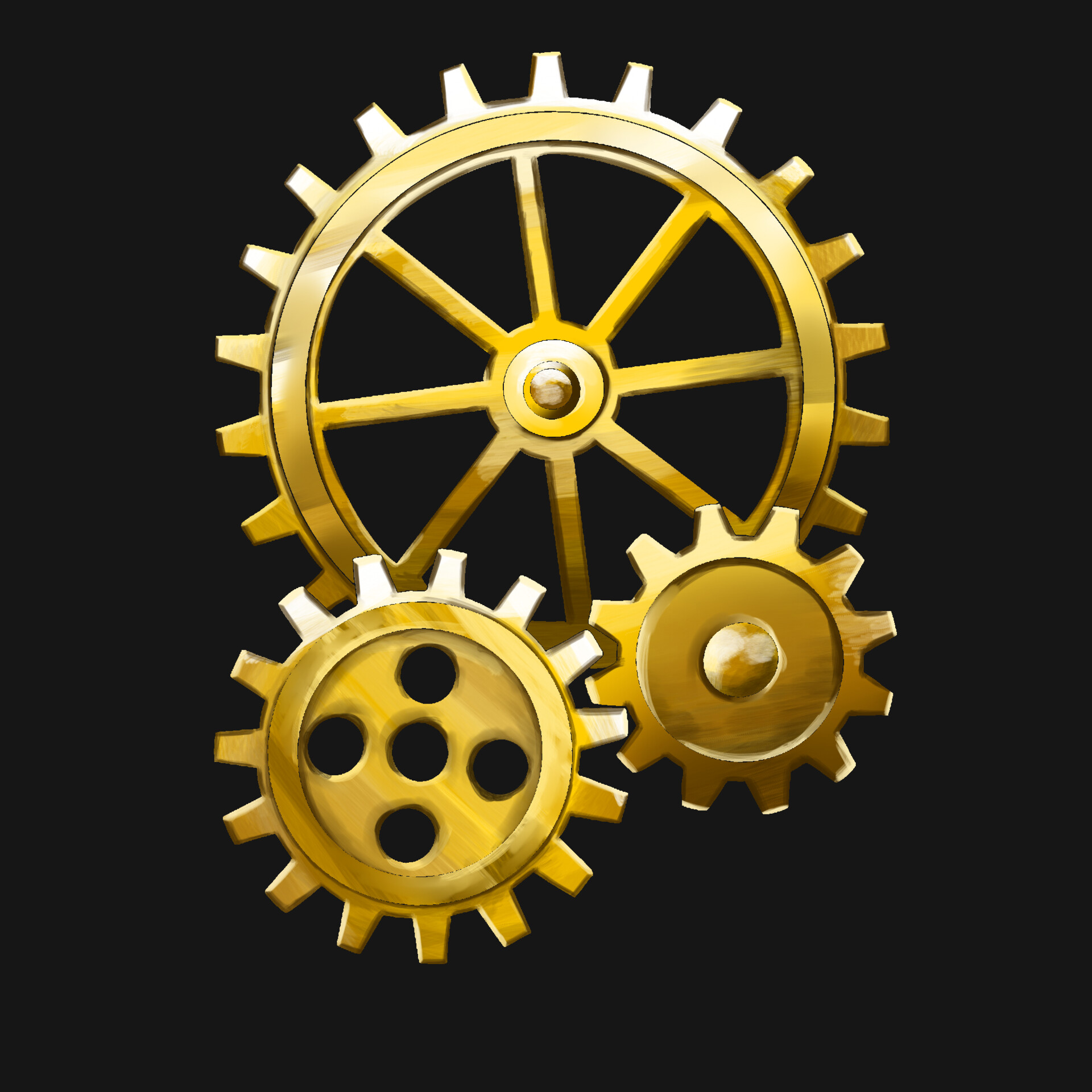 ArtStation - Gear_painting_01/02
