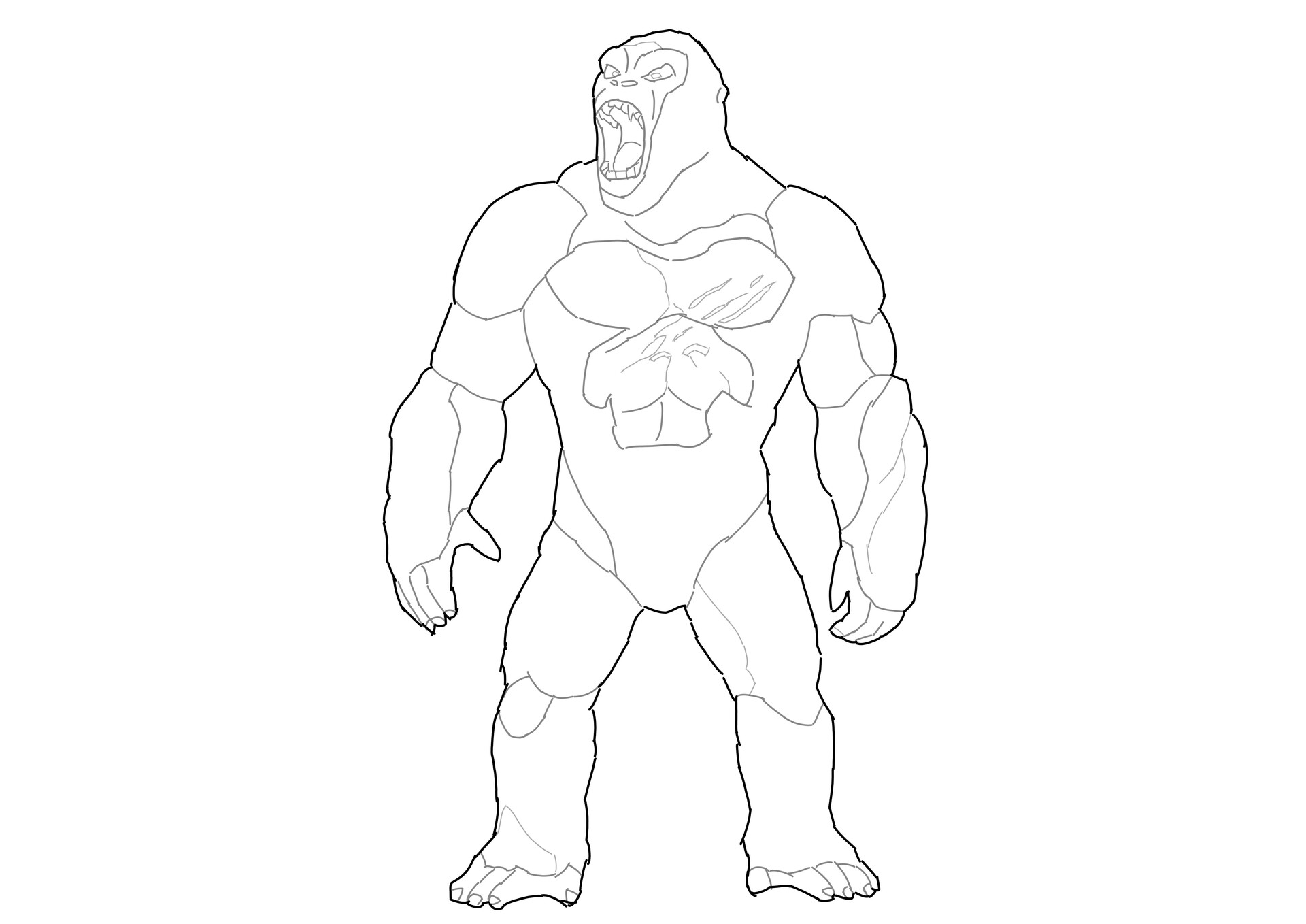 ArtStation - king kong