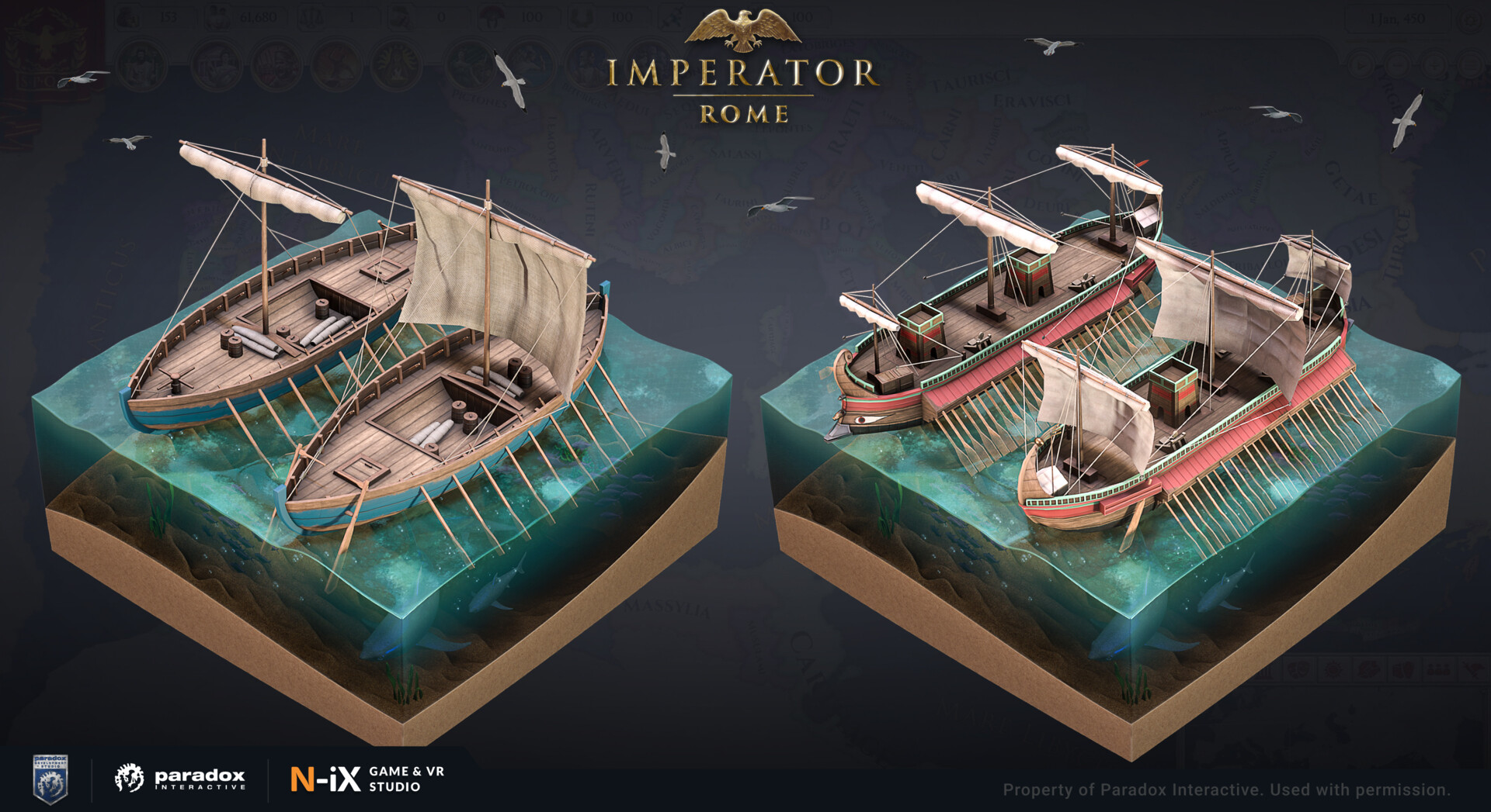 N-iX Game & VR Studio - Imperator: Rome - Warships