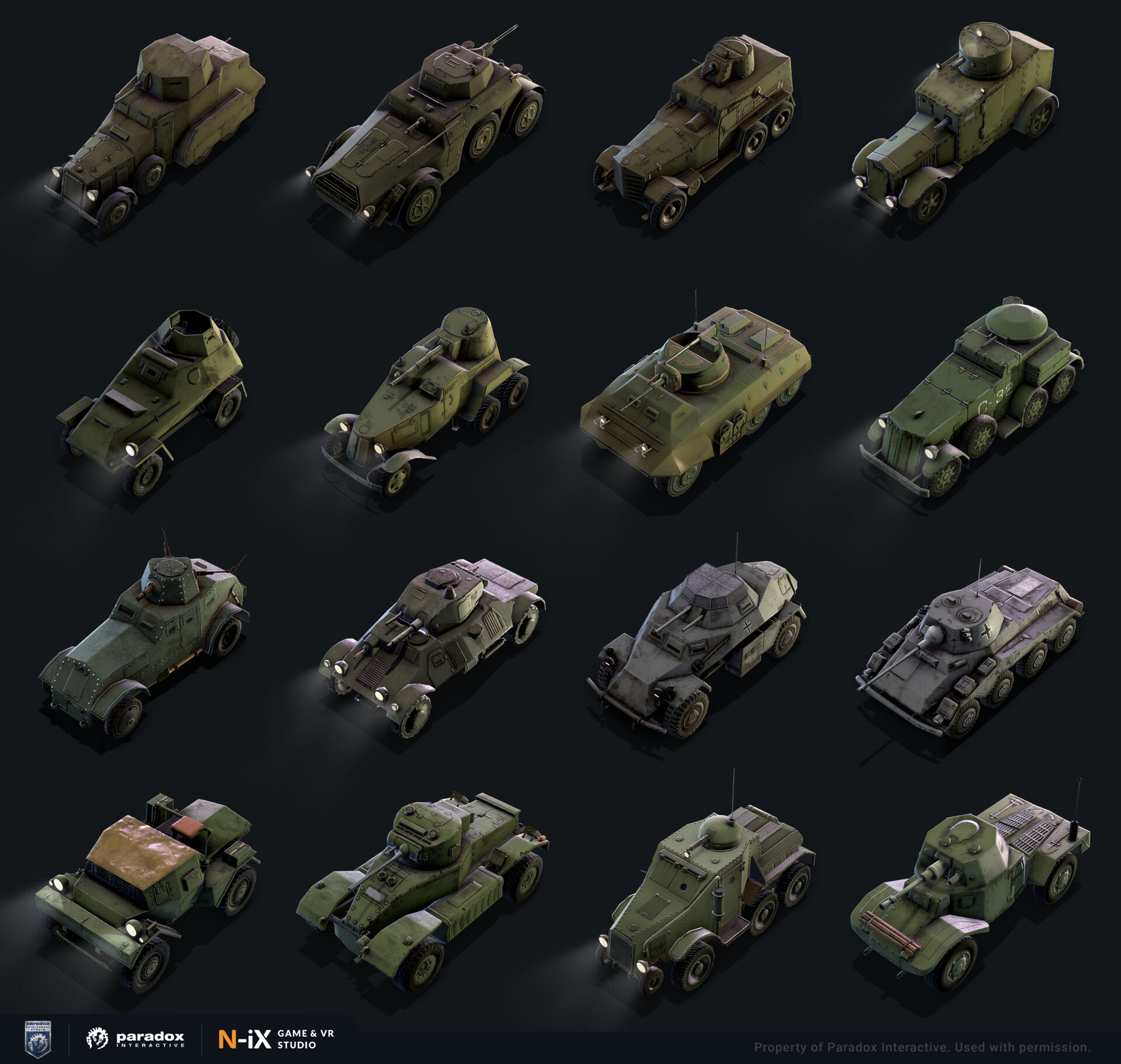 N-iX Game & VR Studio - Hearts of Iron IV - Armoured Cars