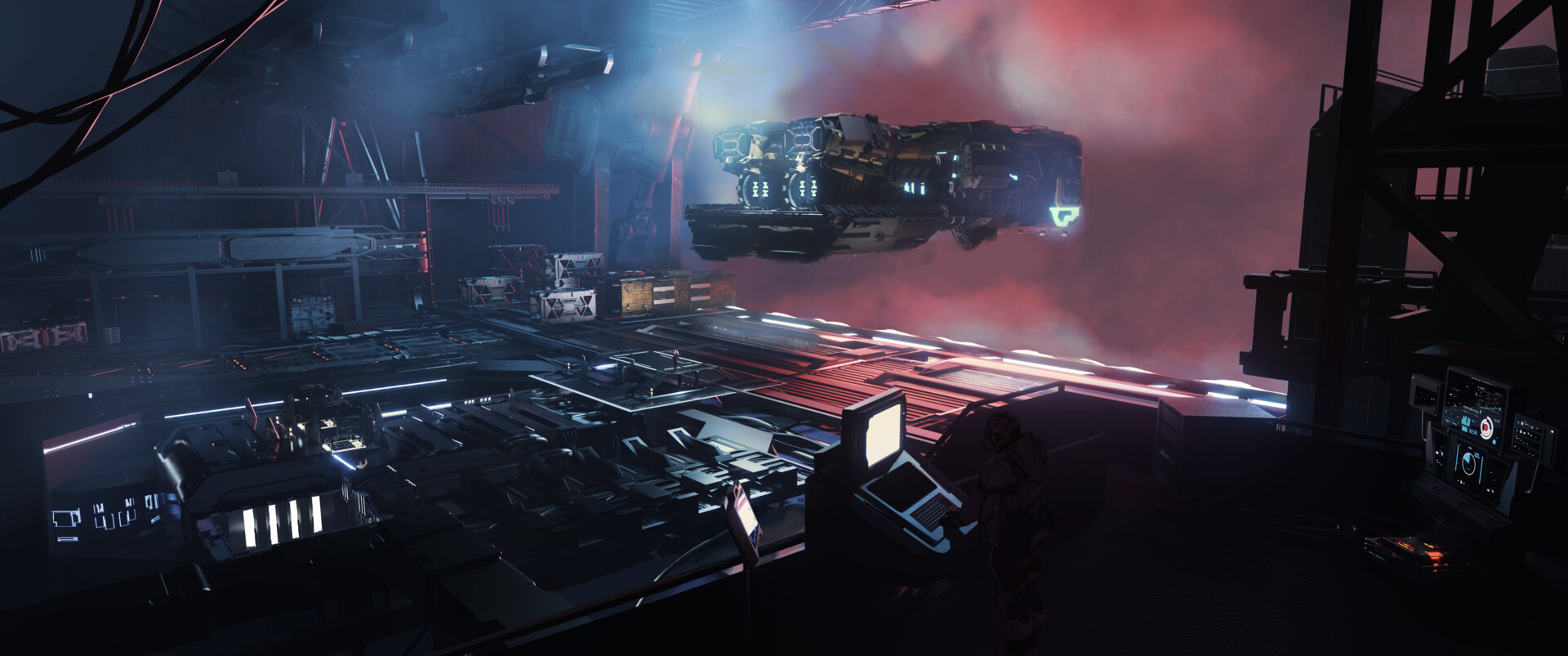 ArtStation - Loading Zone of the Mother Base