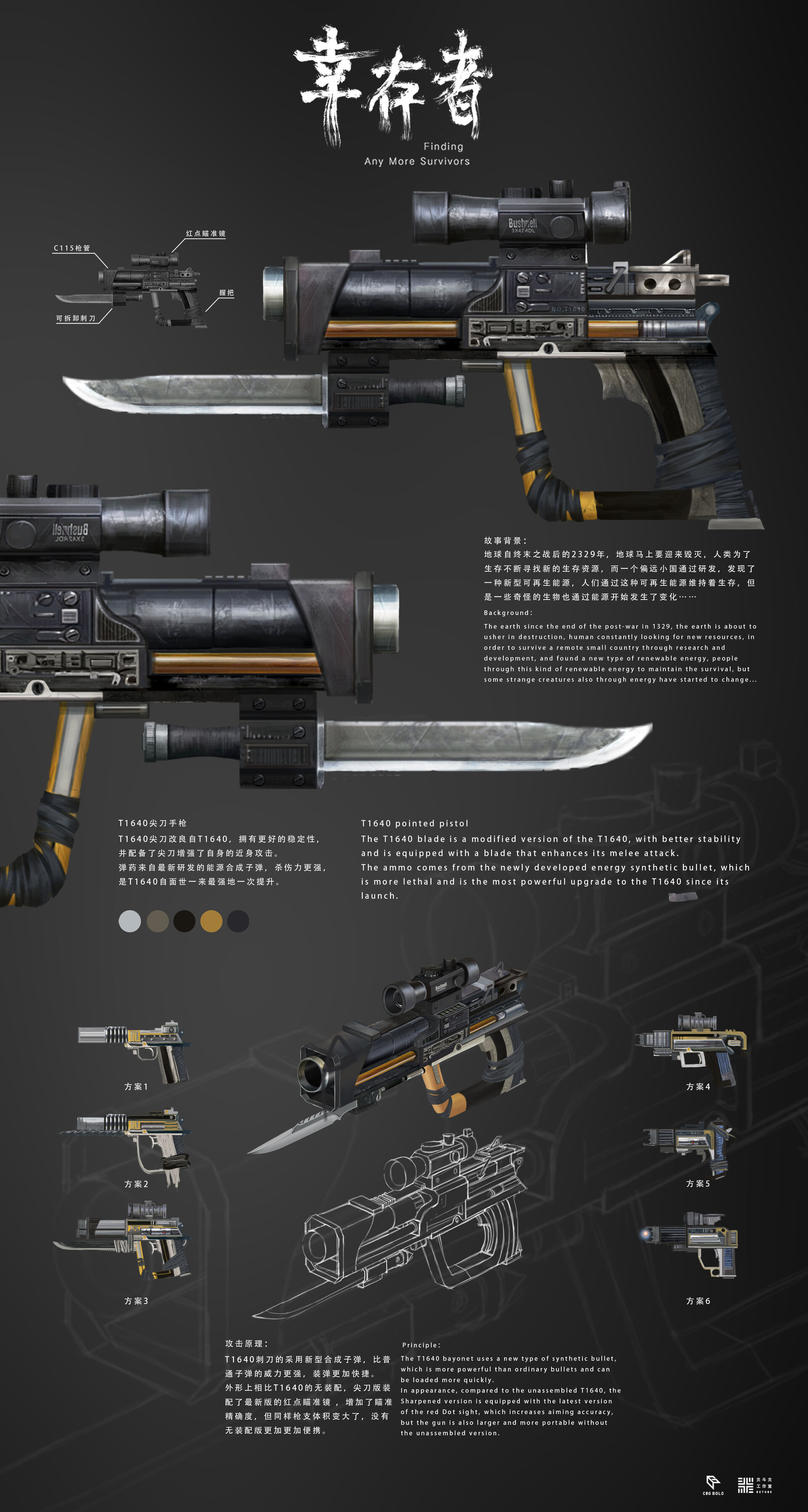 ArtStation - Firearms Design 枪械设计