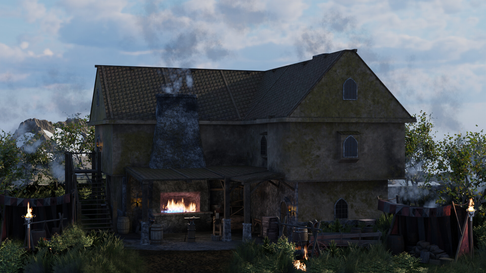 ArtStation - Medieval Smithy