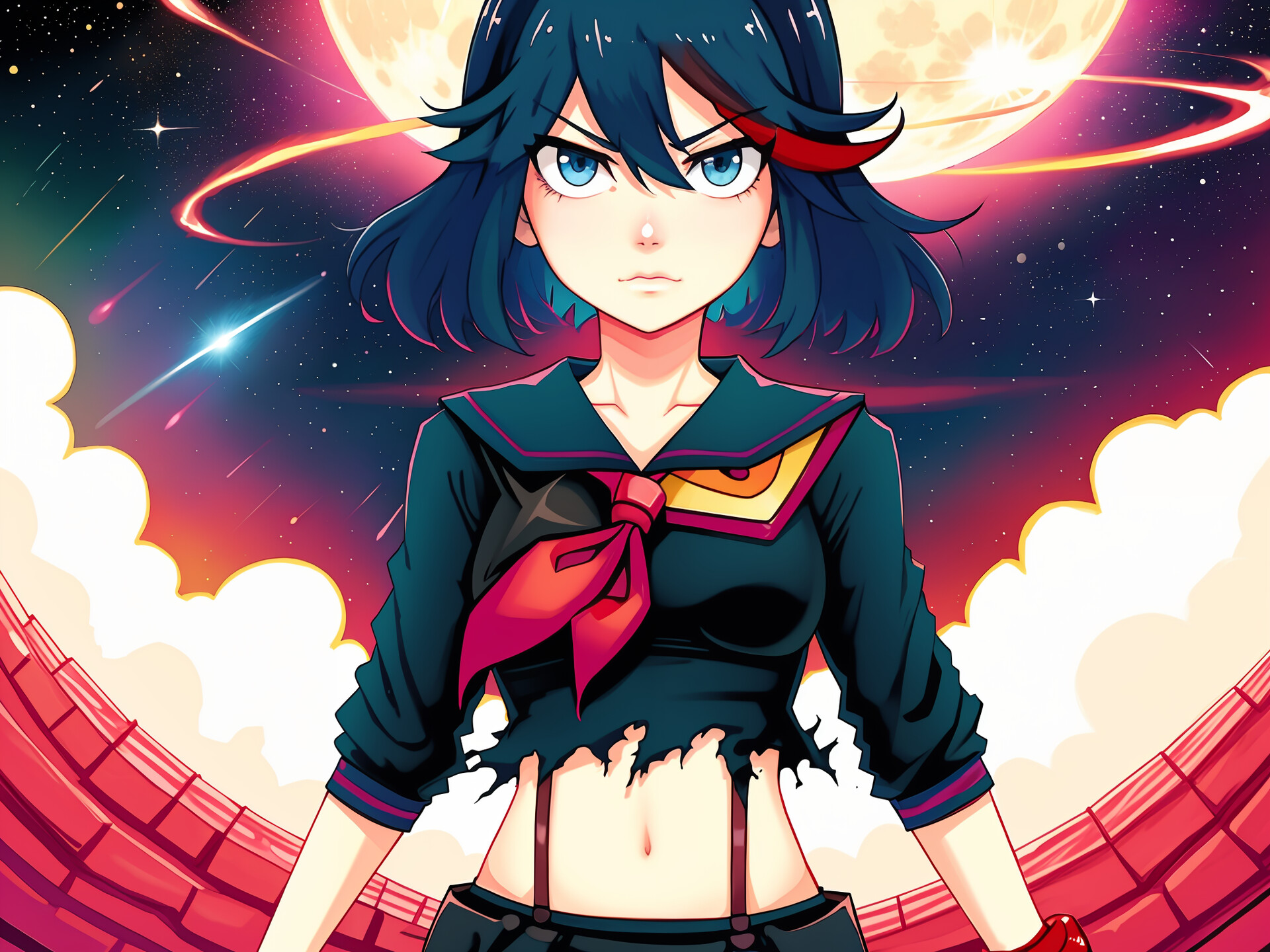 ArtStation - Matoi ryuuko (Kill la Kill)