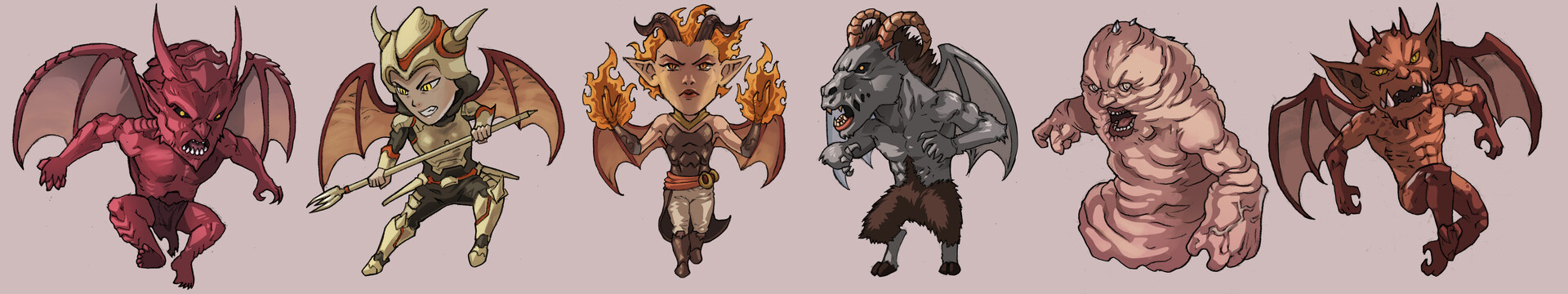 ArtStation - DND Demon Characters Set 3