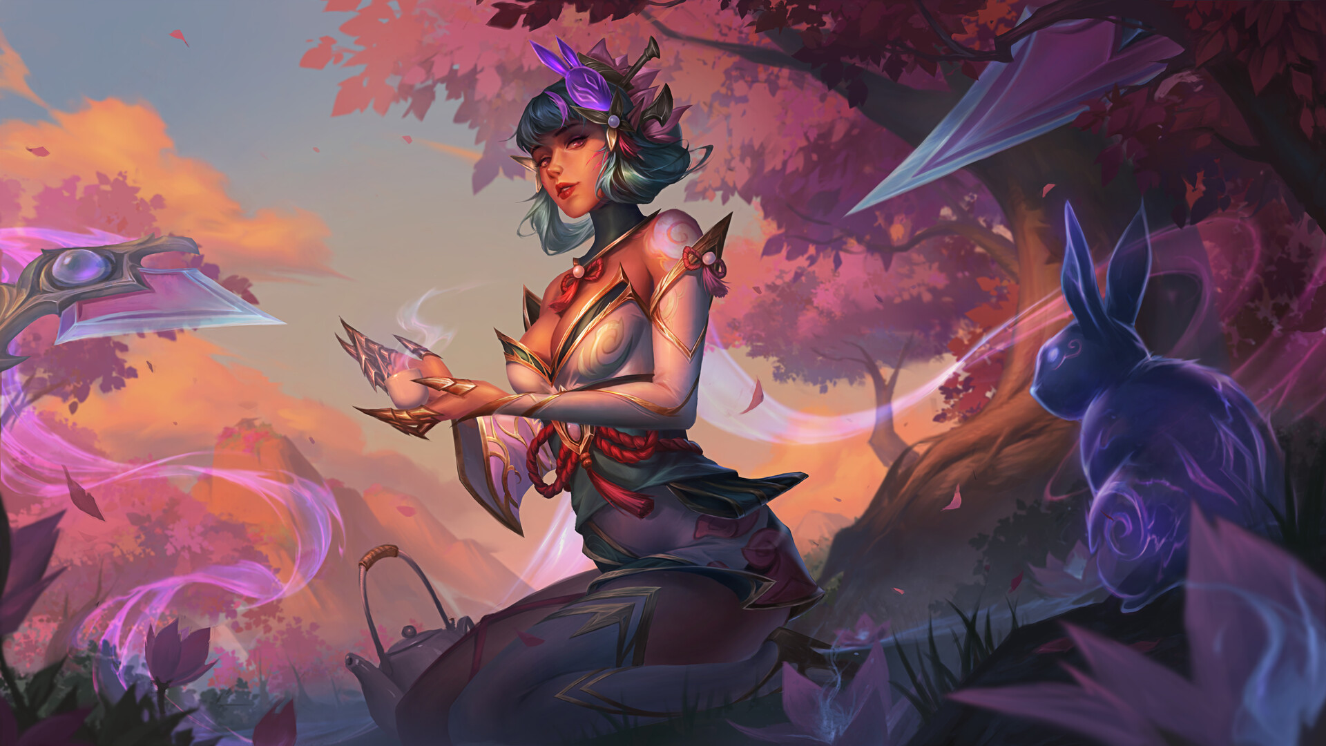 ArtStation - Spirit Blossom Evelynn Fan Art