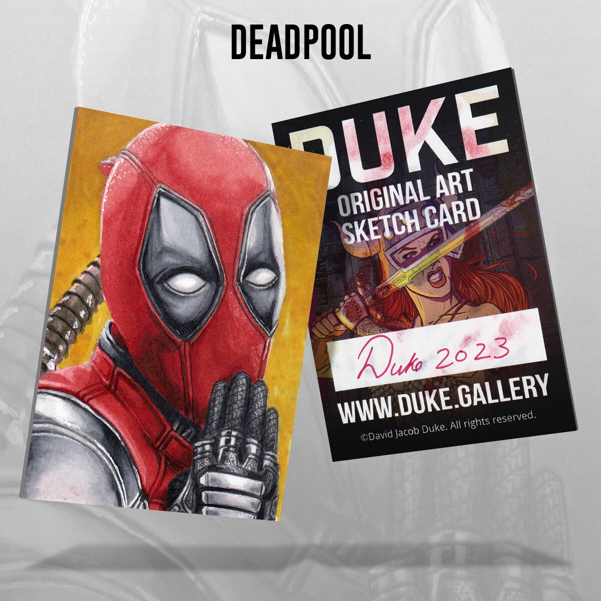 ArtStation - Deadpool Sketch Card