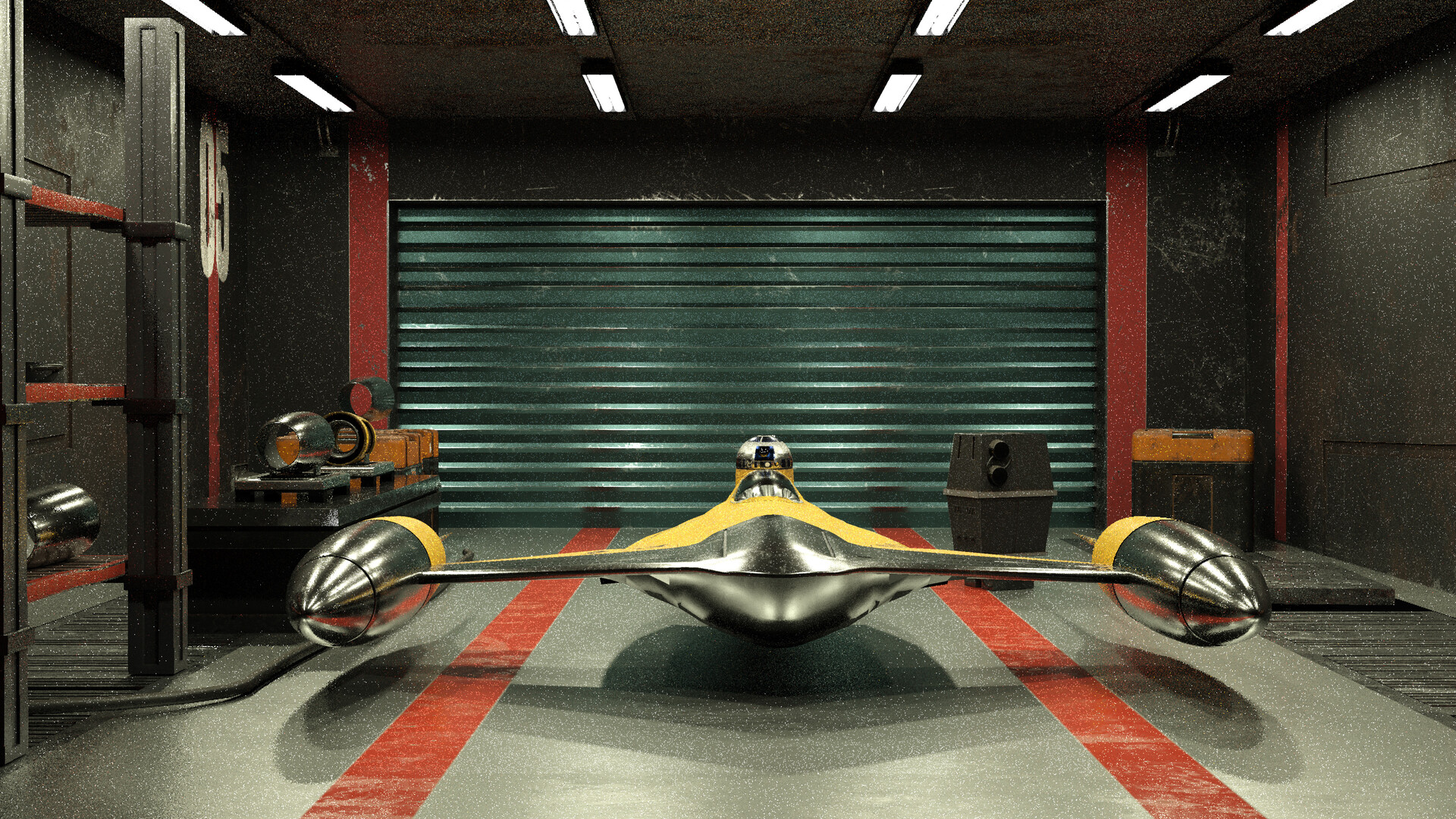 ArtStation - Star Wars : Naboo Starfighter Hangar