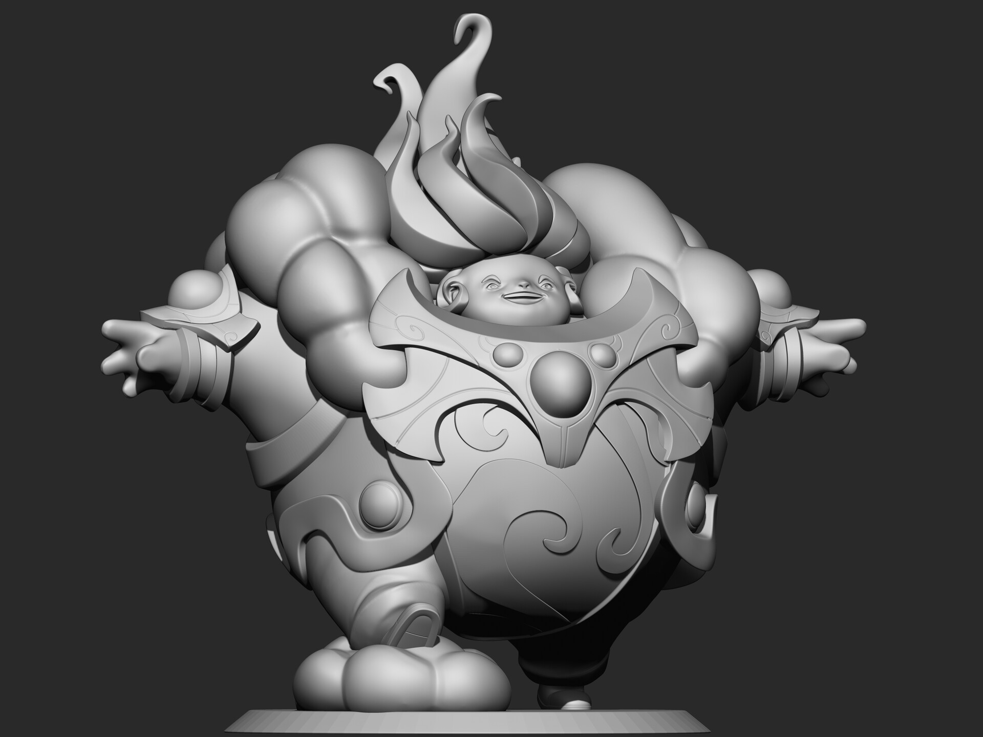 ArtStation - fluffy the lord of the clouds