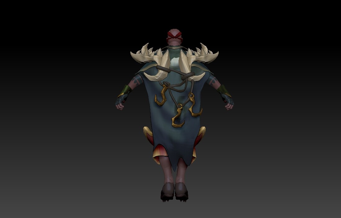 ArtStation - 3d modell， Pyke from league of legends