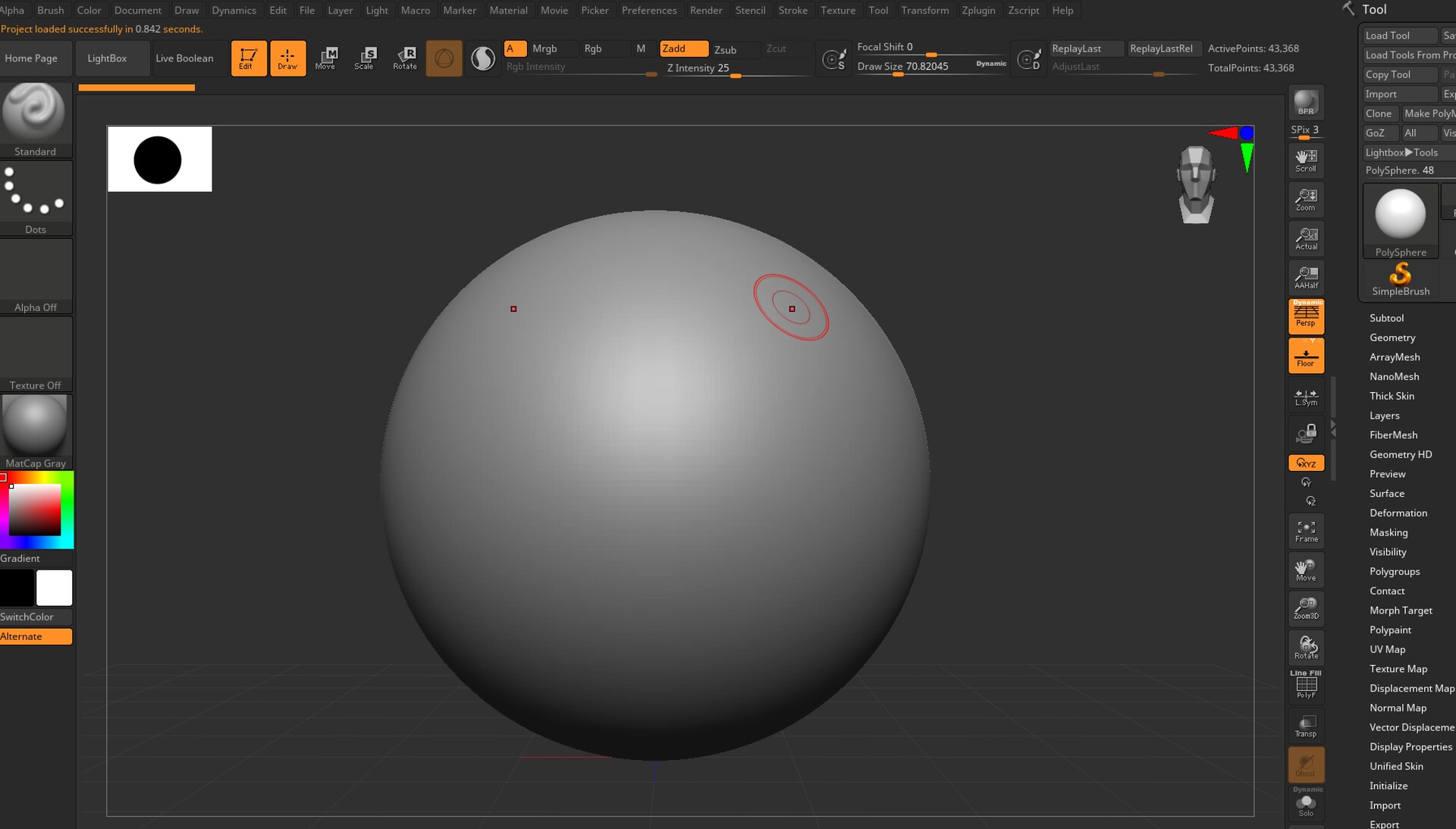 ArtStation - Week 1 ZBrush