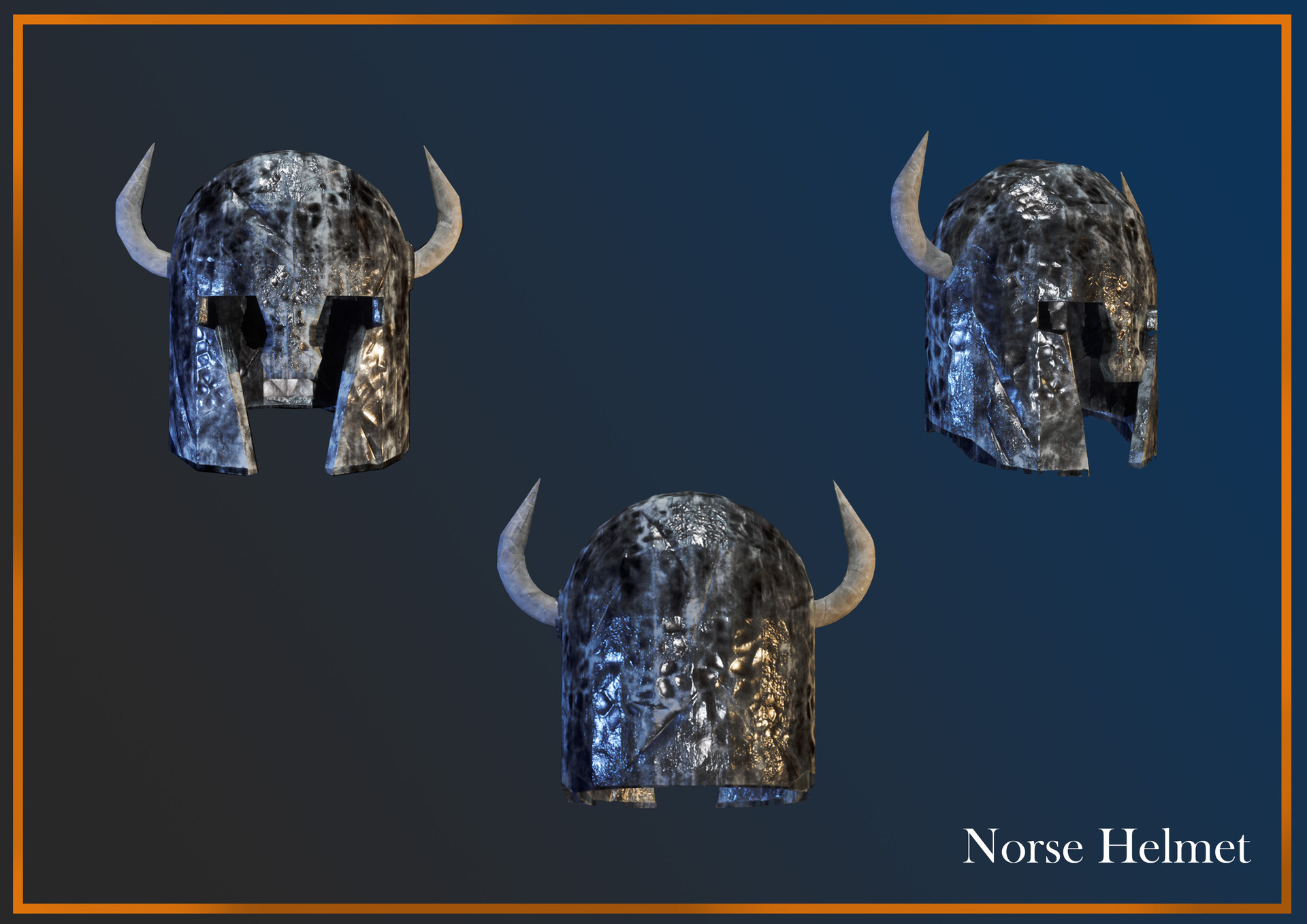 ArtStation - Fantasy Tavern - Norse Helmet Asset