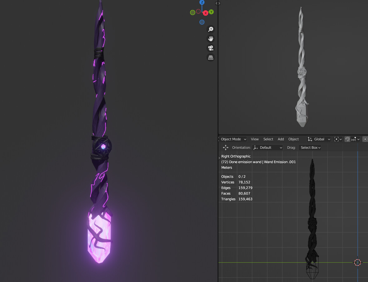LiteralTicTac - Hogwarts Legacy Style Wand