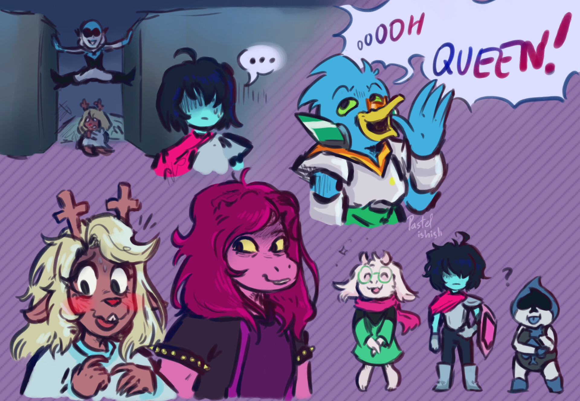 ArtStation - Deltarune Sketch