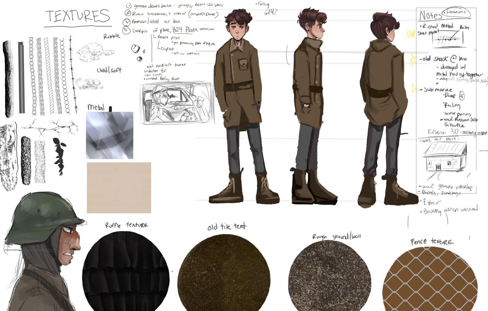 Arianna - Iron Wing Comic Character/Prop Designs collection