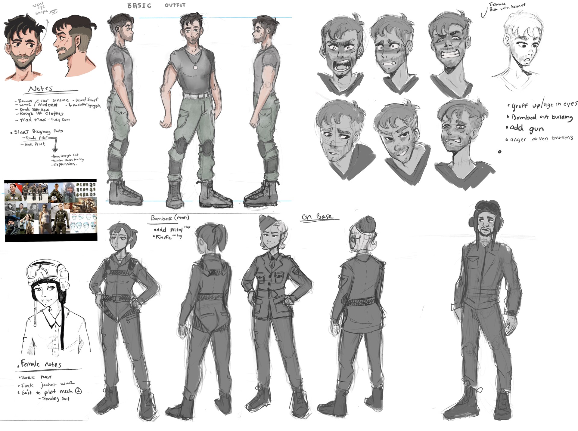 Arianna - Iron Wing Comic Character/Prop Designs collection