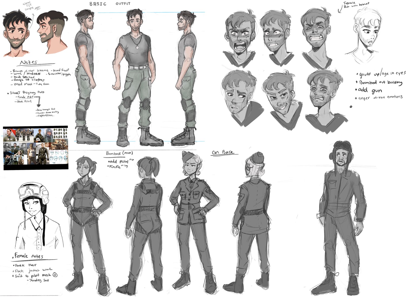 Arianna - Iron Wing Comic Character/Prop Designs collection