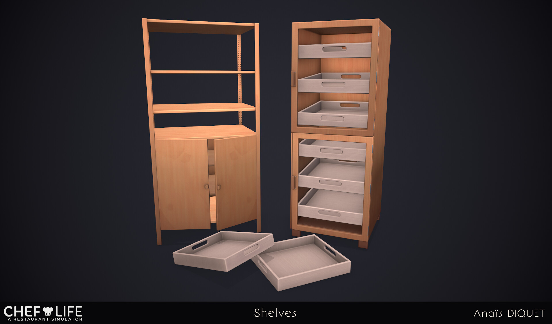 Anaïs Diquet - Props - Chef Life: A Restaurant Simulator