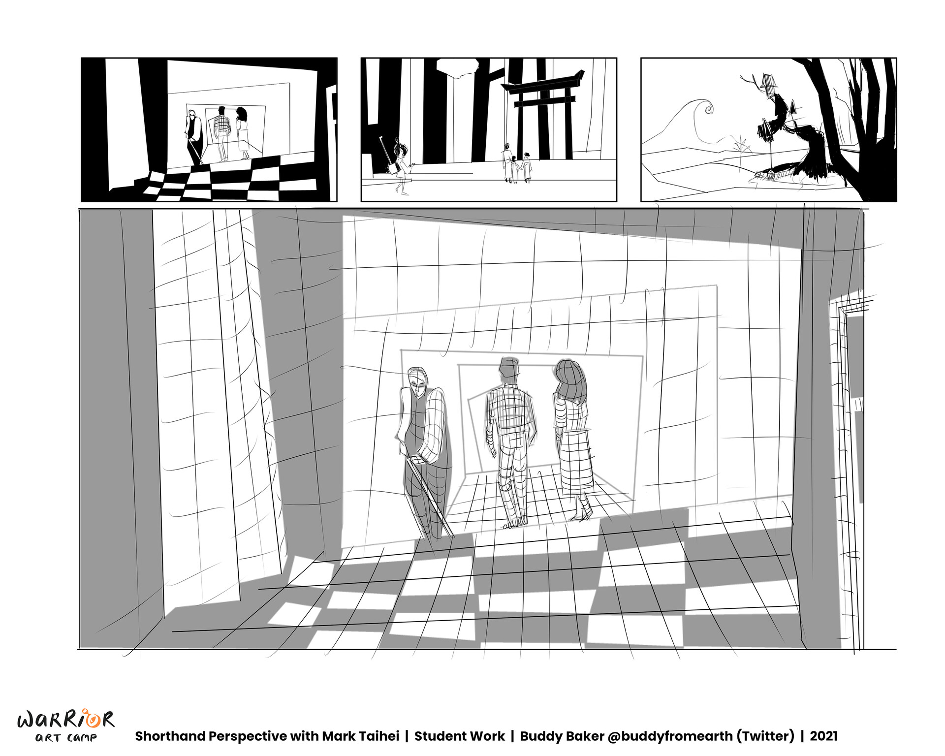 ArtStation - Buddy Baker | Shorthand Perspective with Mark Taihei (Sept ...
