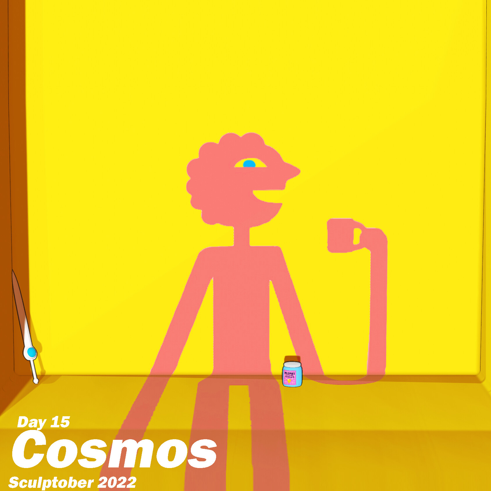 ArtStation - Primso | 15 - Cosmos / Sculptober 2022