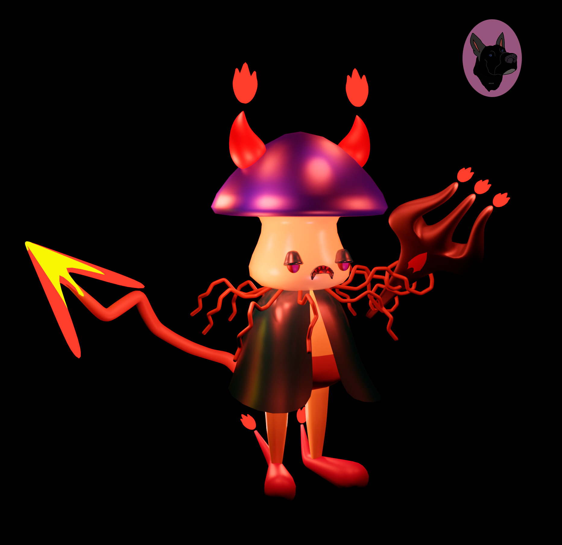 ArtStation - The Demon Mushroom