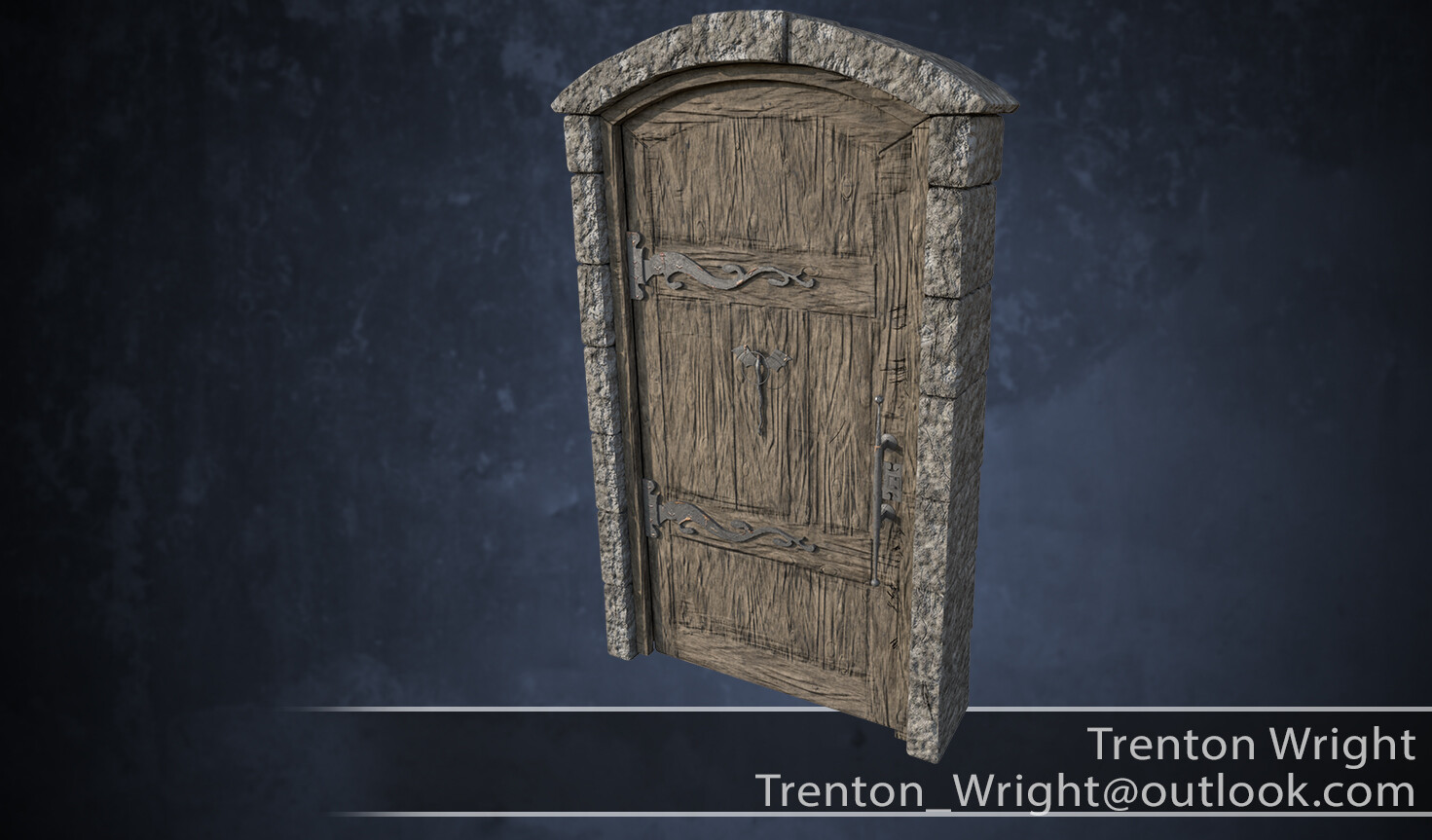 ArtStation - Medieval Fantasy Door Breakdown
