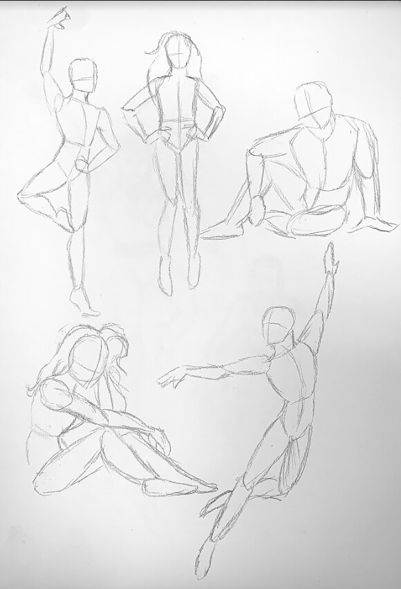 ArtStation - Gesture Drawings