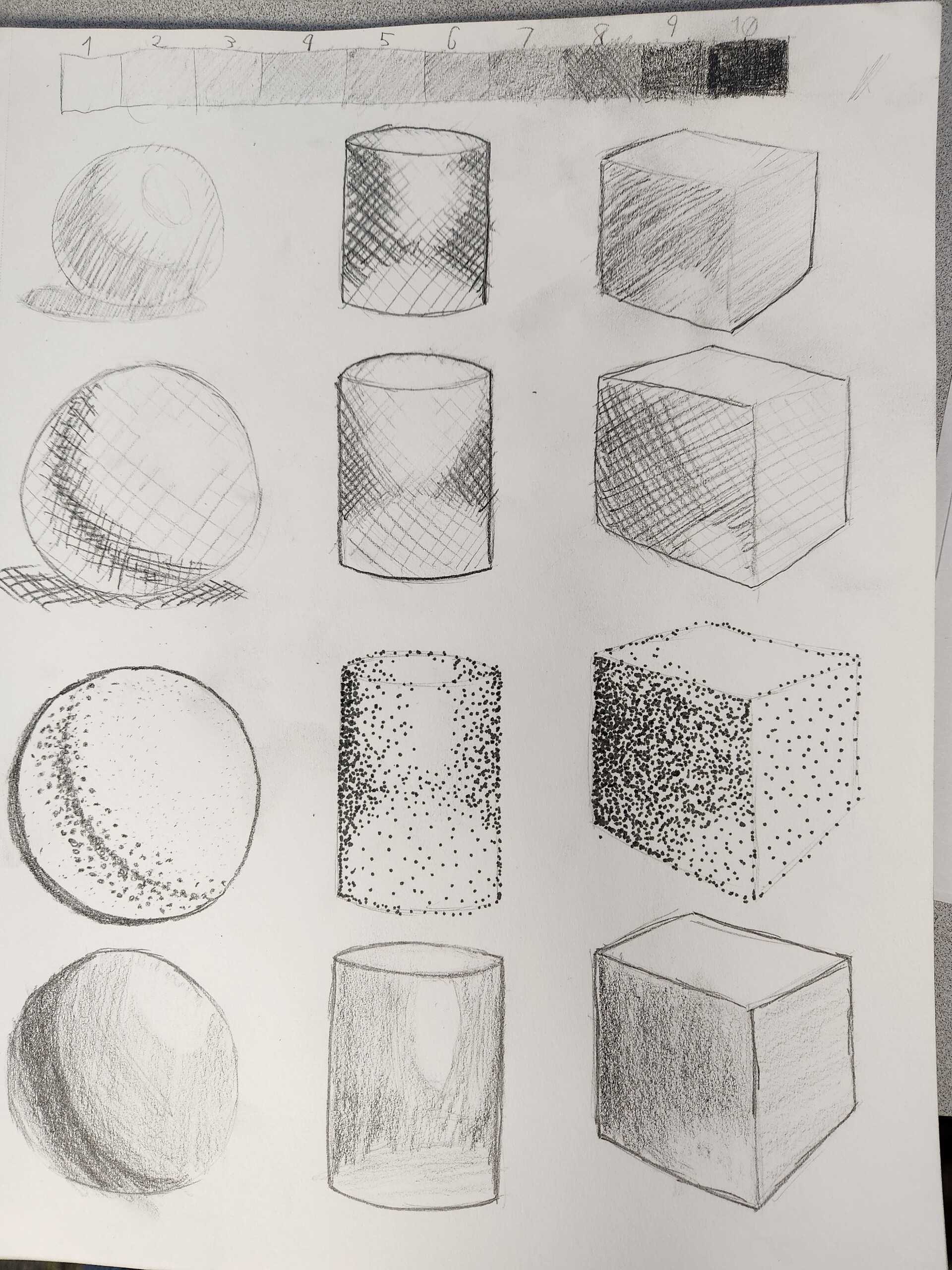 ArtStation - Shape & Shading Practice