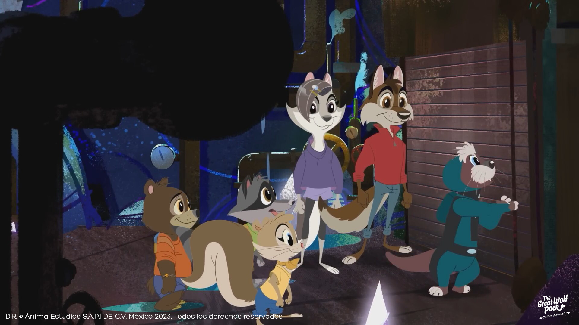 Mauricio Deer - Great Wolf Pack Background Art