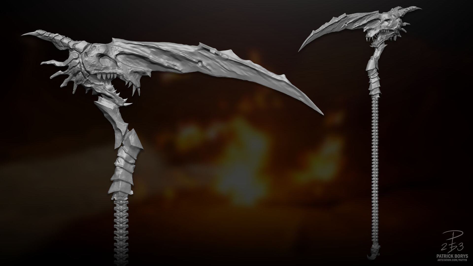 dragon scythe