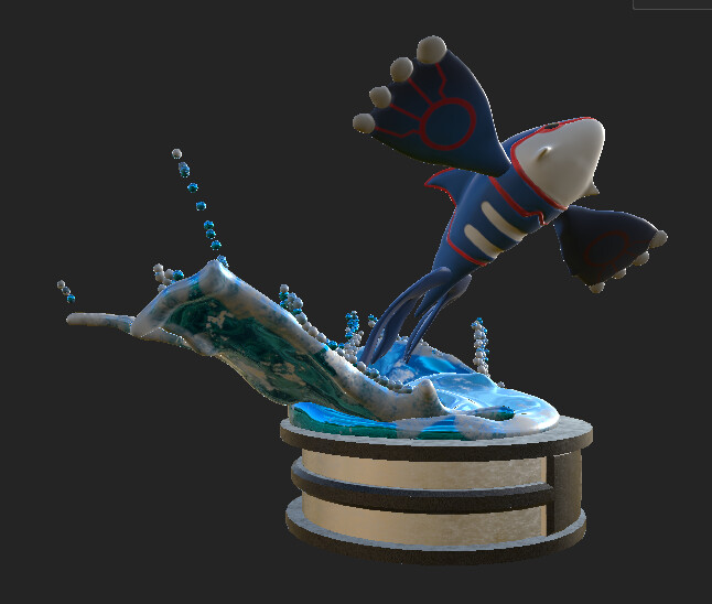 kyogre 3d sprite
