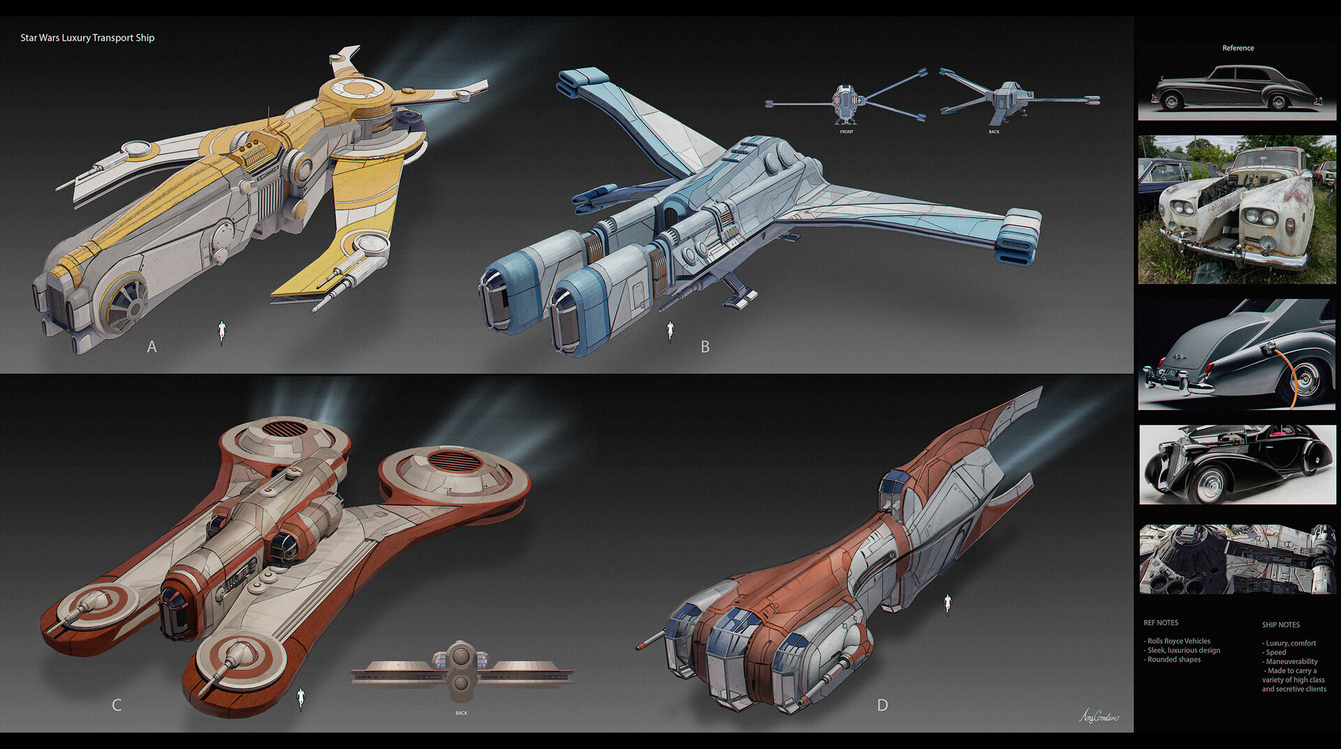 Amy Cornelson - Star Wars Luxury Transport Concept