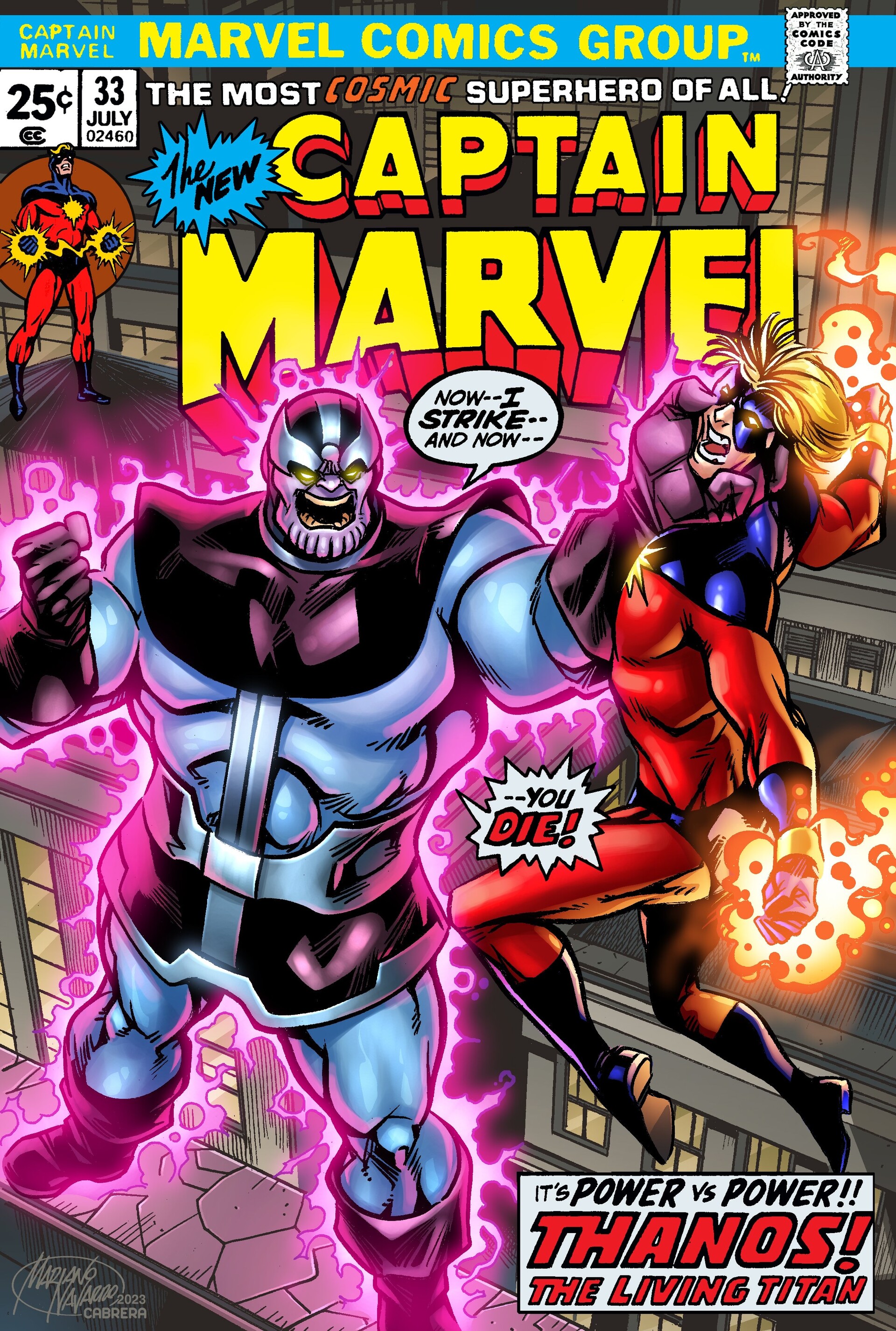 ArtStation - Thanos anniversary - comic cover remake