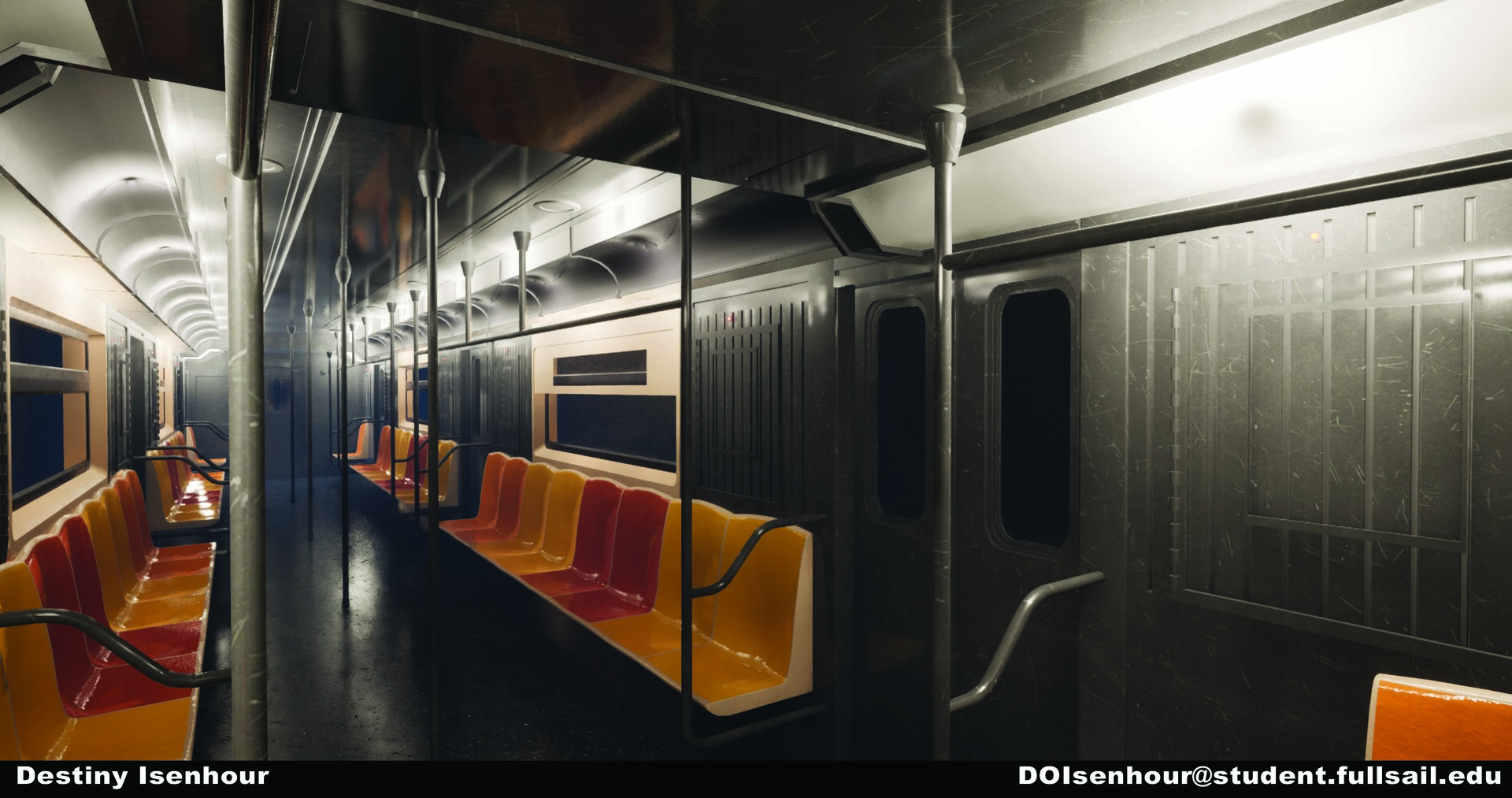 ArtStation - Subway Car | Environment