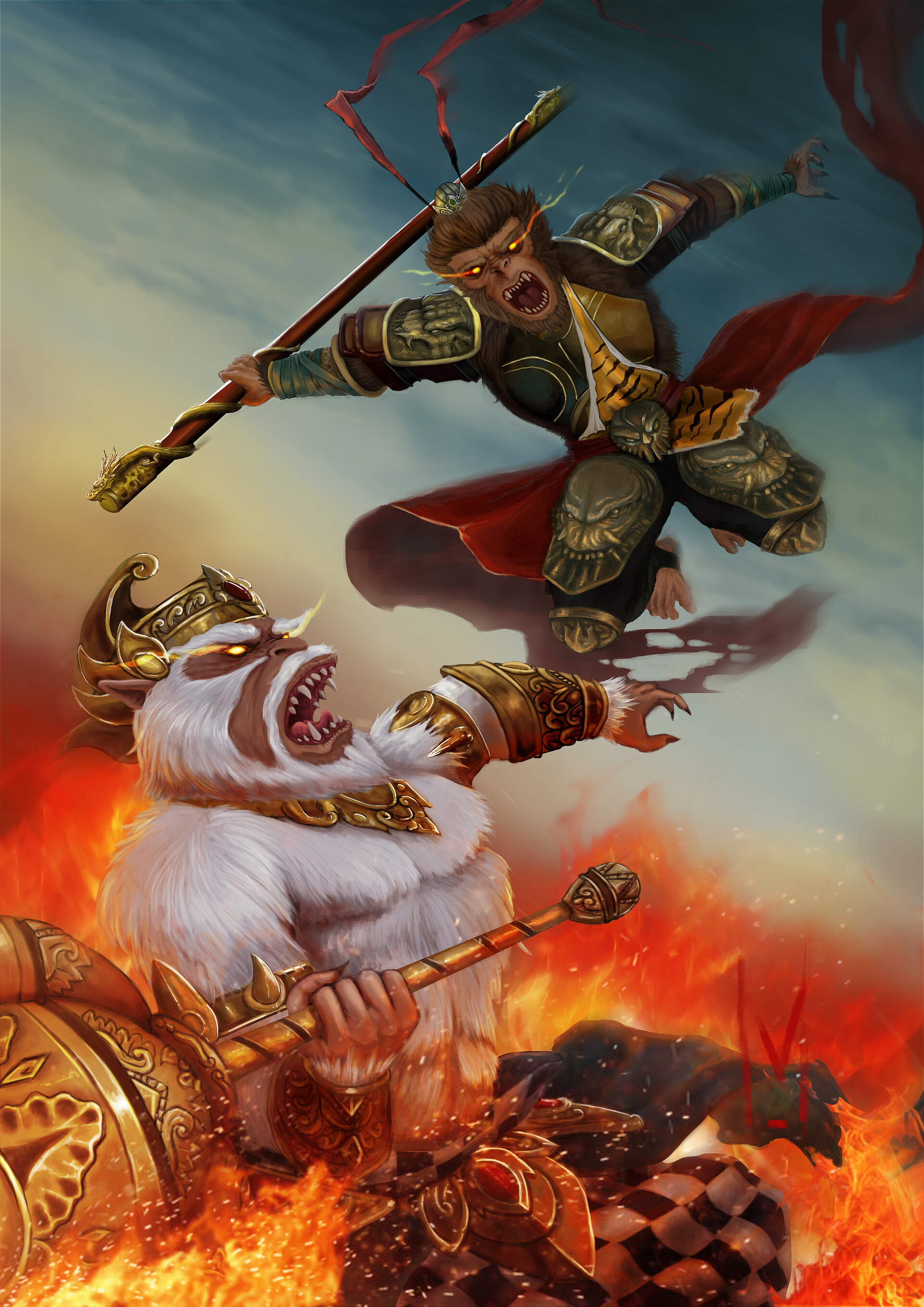 ArtStation - Two monkey