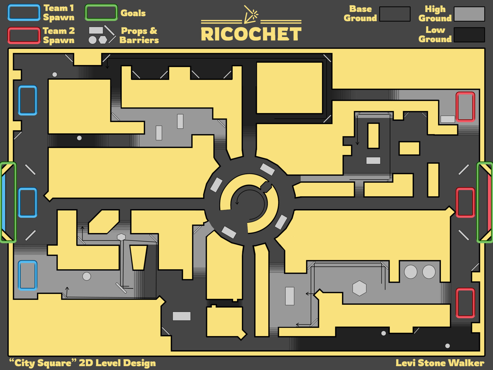 Levi Stone - RICOCHET - 2v2 Game Design