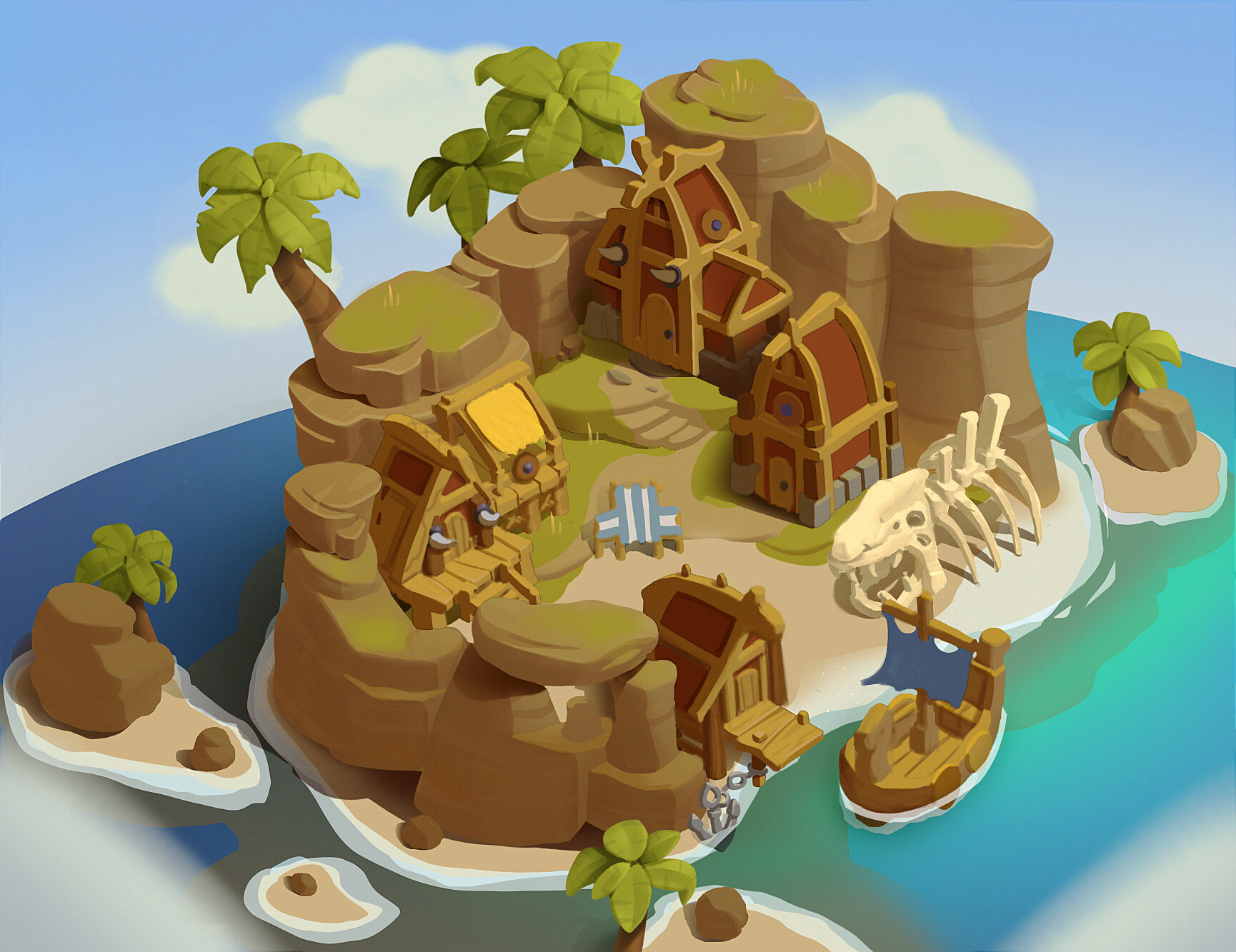 ArtStation - A island test