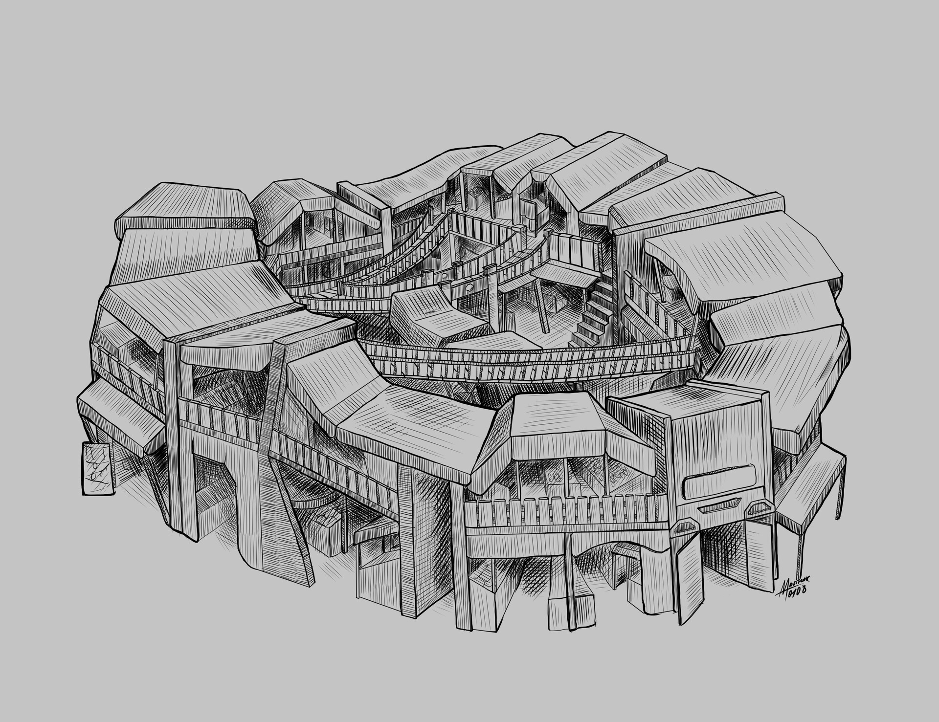 ArtStation - Dwarf market