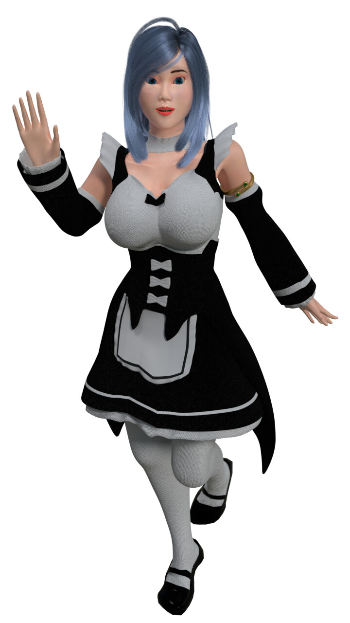 ArtStation - Raina - Maid