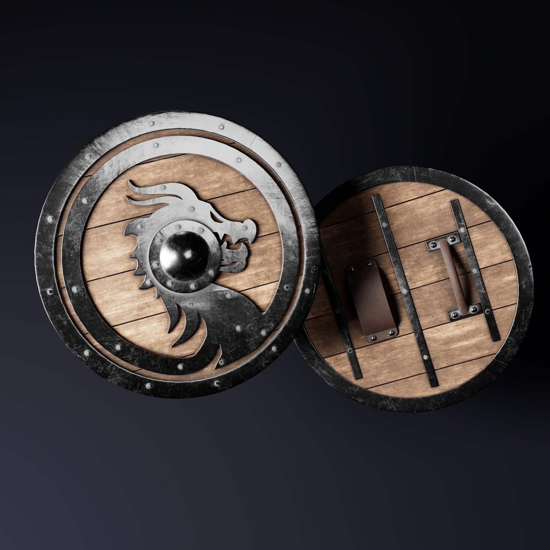 ArtStation - Viking Battle Shield