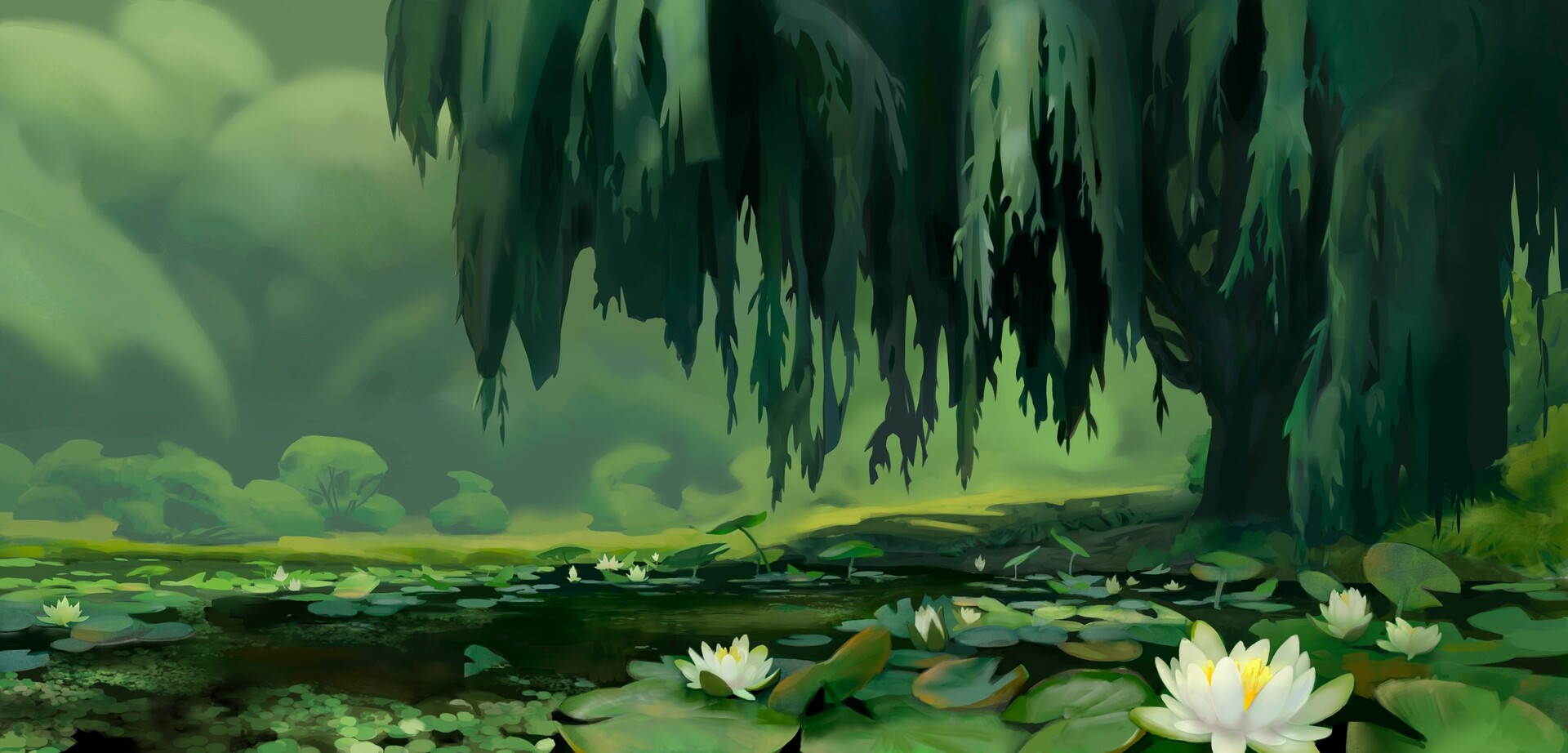 ArtStation - Just chilling in forest