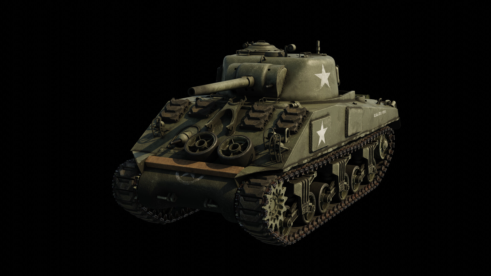 ArtStation - M4A3 Medium (Sherman)